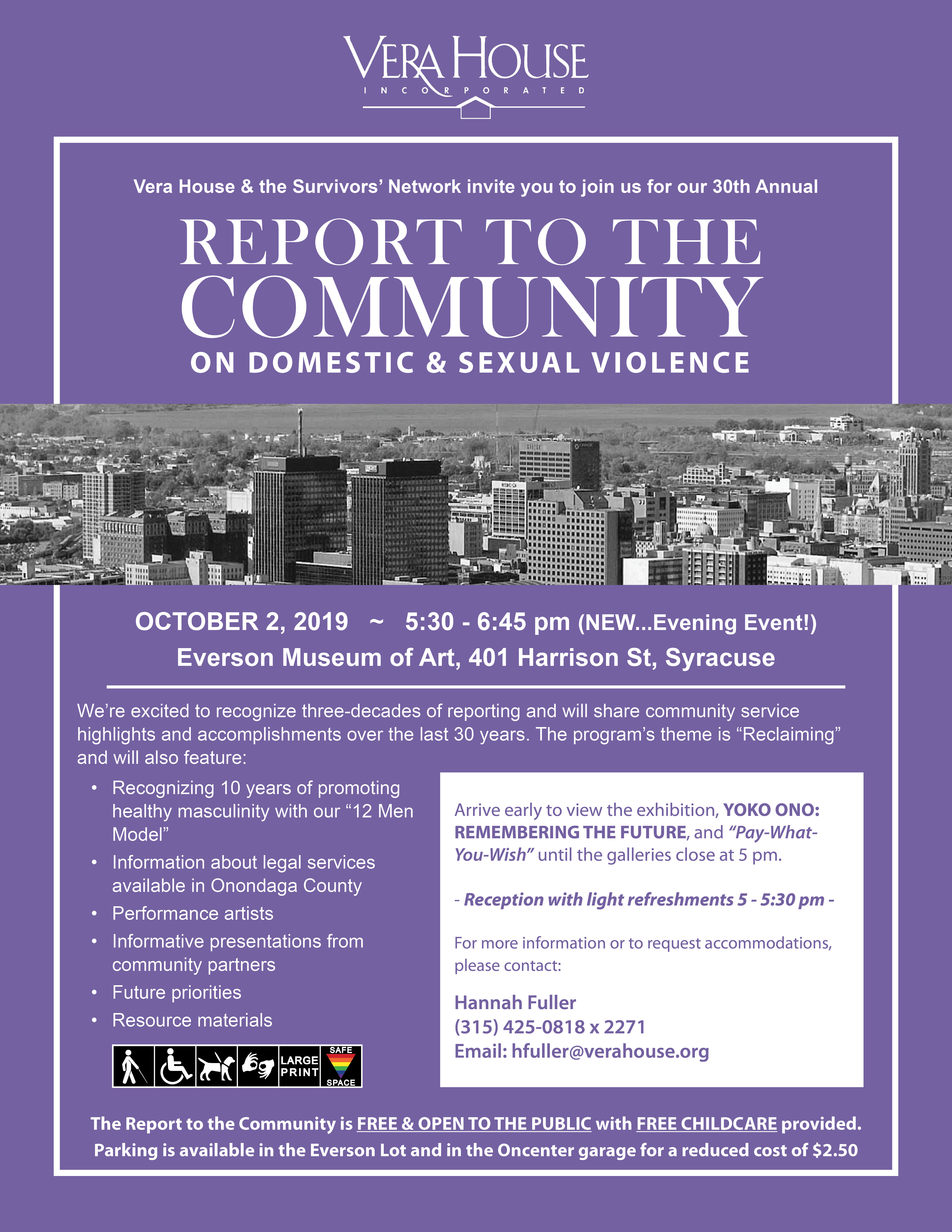 Report to the Community on Domestic & Sexual Violence | Vera House